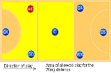 Wing Defence Roles & responsibilities Drills Netball Coaching Tips ...